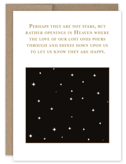 Stars In Heaven Sympathy Card – Grain and Grange